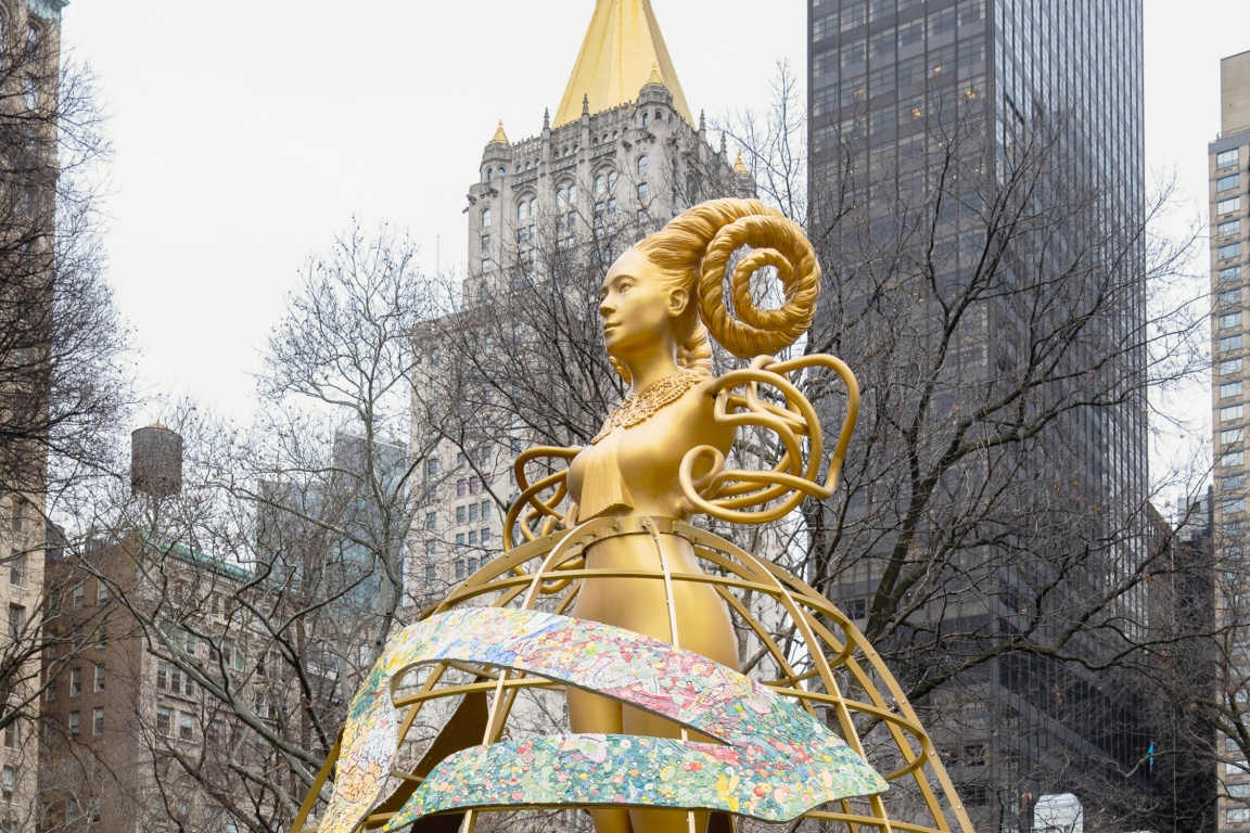 Shahzia Sikander erects figures of female power in Madison Square Park ...
